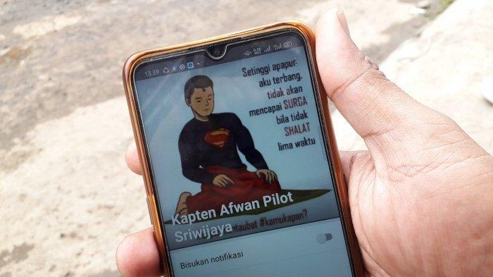 VIRAL Foto Profil WA Pilot Sriwijaya Air Captain Afwan: Superman lagi ...