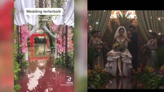 VIDEO: Viral Acara Pernikahan Saat Banjir Malah Ramai Disebut Mirip Scene Film Crazy Rich Asians ...