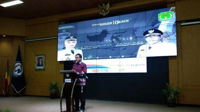 MoU dengan LAN-RI, Wabup Luwu Utara Cerita Kisah Sukses Inovasi ANC Hipnoterapi - Tribun-timur.com