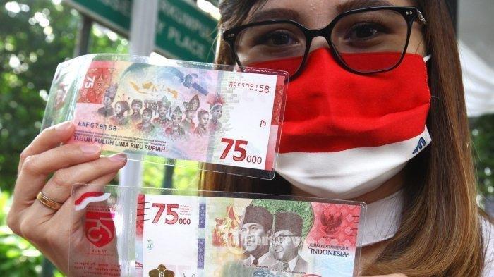 Kenali Ciri-ciri Uang Rp 75 Ribu yang Asli dan Palsu, Pecahan Khusus ...
