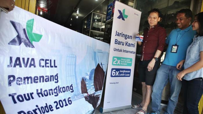 FOTO: HUT ke-20, Mitra XL Dapat Hadiah Jalan-jalan ke Hongkong - Tribun ...