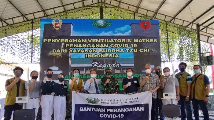 Yayasan Buddha Tzu Chi Indonesia Salurkan Ventilator dan Matkes Melalui Kodam XIV Hasanuddin ...