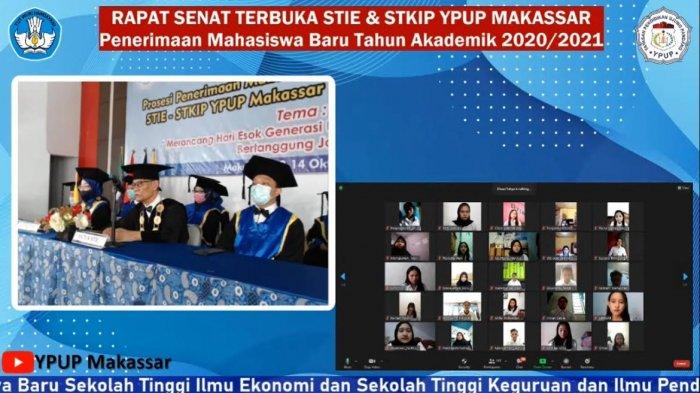 YPUP Gelar Penerimaan Mahasiswa Baru Secara Virtual - Tribun-timur.com