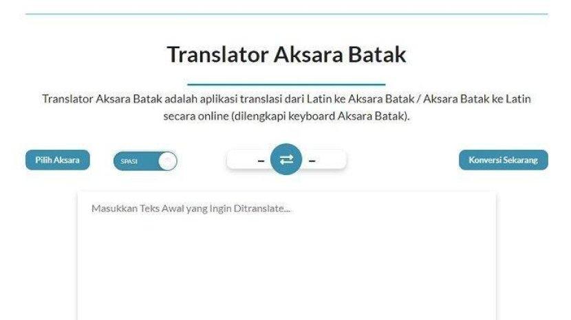 Cara Translate atau Terjemahkan Aksara Batak Secara Online, Mudah dan ...
