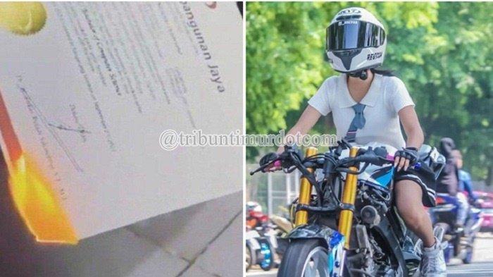 Foto-foto Rebecca Cewek Viral Bakar Ijazah S1 Pacar Gegara Helm, Anak ...