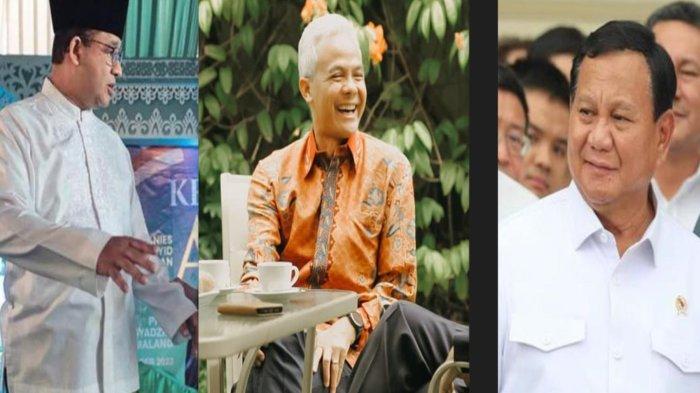 125 Hari Menuju Pilpres 2024 - Survei: Tren Positif Keterpilihan Anies-Ganjar Prabowo ...