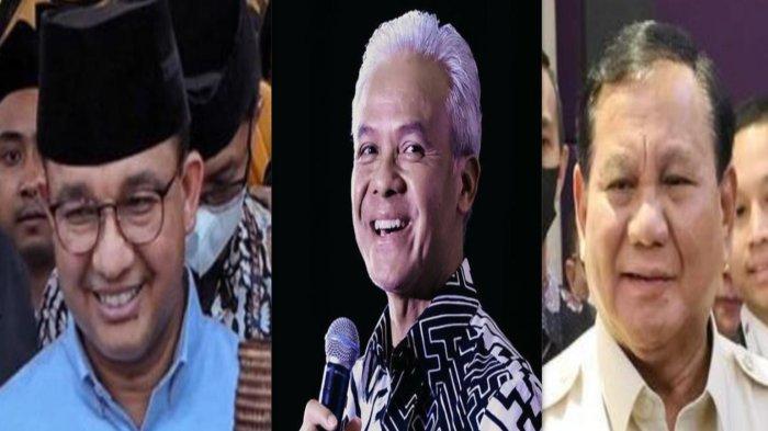141 Hari Menuju Pilpres 2024 - Survei Tren Elektabilitas: Prabowo Turun-Ganjar Stagnan-Anies ...