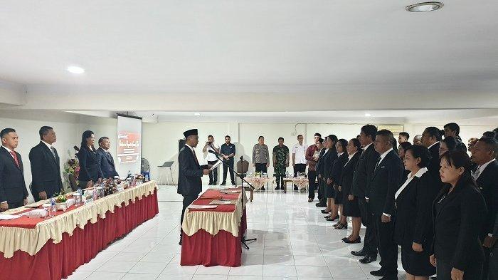 50 Anggota PPK Untuk Pemilu 2024 di Sitaro Sulawesi Utara Resmi Dilantik, Ketua KPU: Jaga ...
