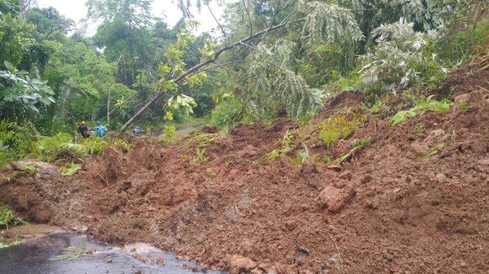 Akses Jalan Pangu-Wongkai di Mitra Sulawesi Utara Putus Akibat Longsor ...