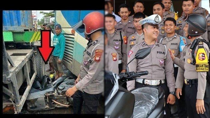 Nasib Bripda Novandro, Polisi yang Ganjalkan Motor Cegah Tabrakan ...