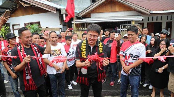 Calon Wali Kota Manado Andrei Angouw Resmikan Relawan Red Fighter ...