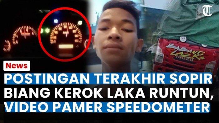 Baru Terungkap Unggahan Terakhir Sopir Truk Tersangka Tabrakan Beruntun di GT Halim - Halaman ...
