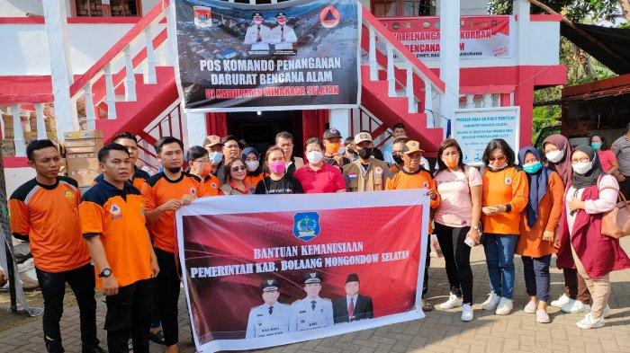 BPBD Bolsel Salurkan Bantuan Kemanusiaan Kepada Korban Bencana Abrasi Amurang - Tribunmanado.co.id