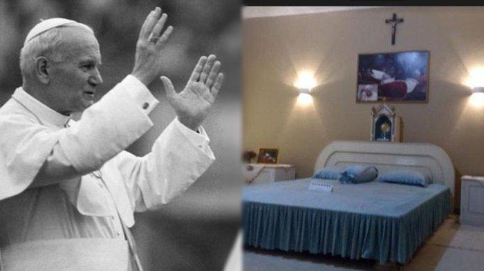 Begini Penampakan Kamar Menginap Paus Yohanes Paulus II Saat Berkunjung di Flores 35 Tahun Lalu ...