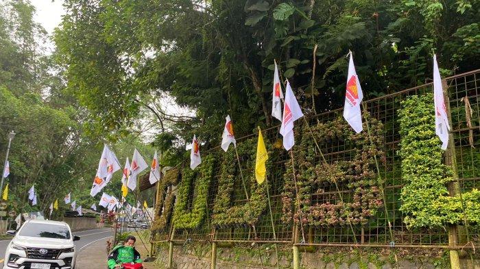 Bendera Partai Terpasang di Jalanan Manado hingga Minahasa, Sambut ...