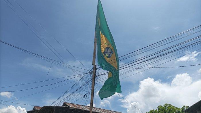 Jelang Piala Dunia, Warga Manado Sulawesi Utara Pasang Bendera Brazil ...
