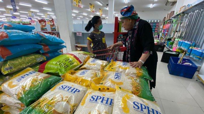 Beras SPHP Kembali Tersedia di Pasar Swalayan Manado Sulawesi Utara, Pembelian Tetap Dibatasi ...