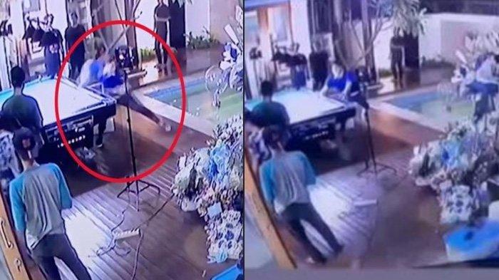 Viral Video Rekaman CCTV Saat Rizky Billar Lempar Bola Biliar ke Lesti Kejora, Amarah Terekam ...