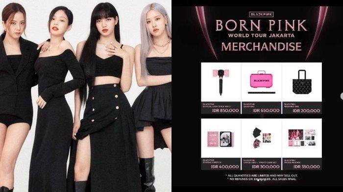 Daftar Merchandise BLACKPINK di Konser BORN PINK World Tour Jakarta ...