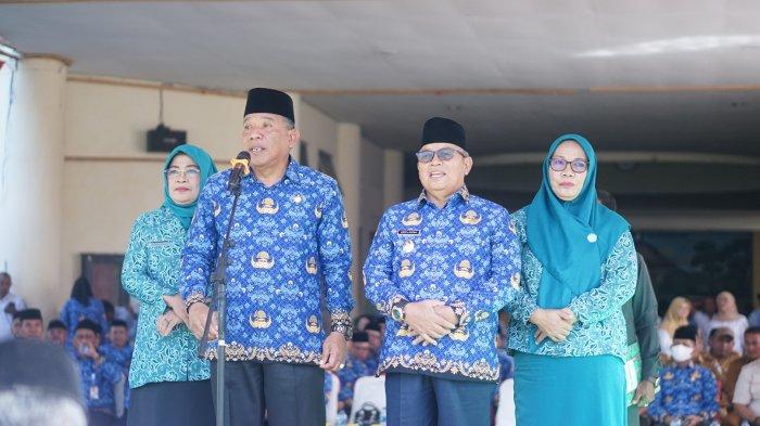 Pimpin Apel Diakhir Masa Jabatan, Depri Pontoh dan Amin Lasena Pamitan ke Seluruh Aparat ...