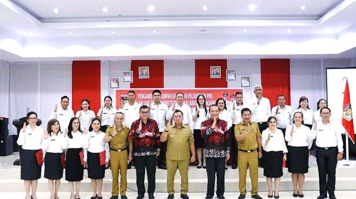 Lantik 20 Pejabat Eselon III dan IV, Ini Pesan Wakil Bupati Minahasa ...