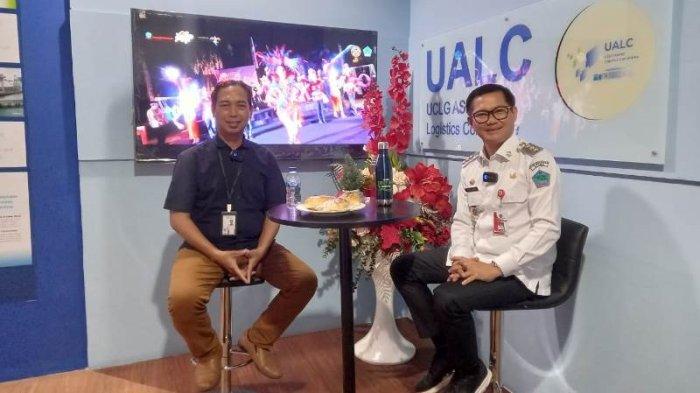 Joune Ganda Terima Kunjungan Pimpinan Tribun Manado di Atrium Kantor ...