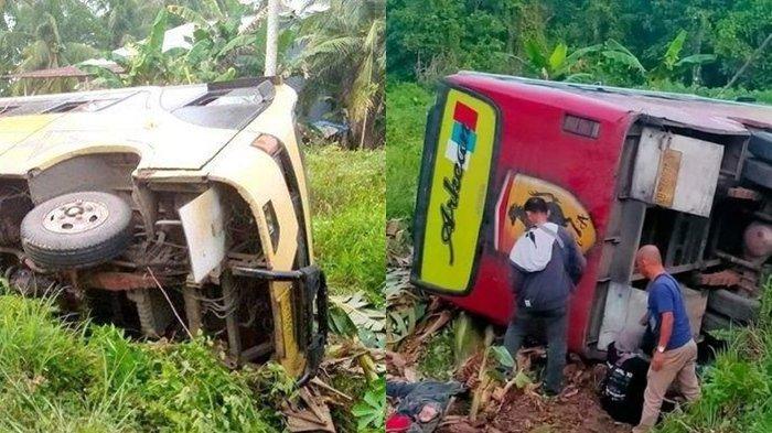 Kecelakaan Maut Tadi Pukul 05 00 Wib 2 Orang Pemudik Tewas Di Tempat