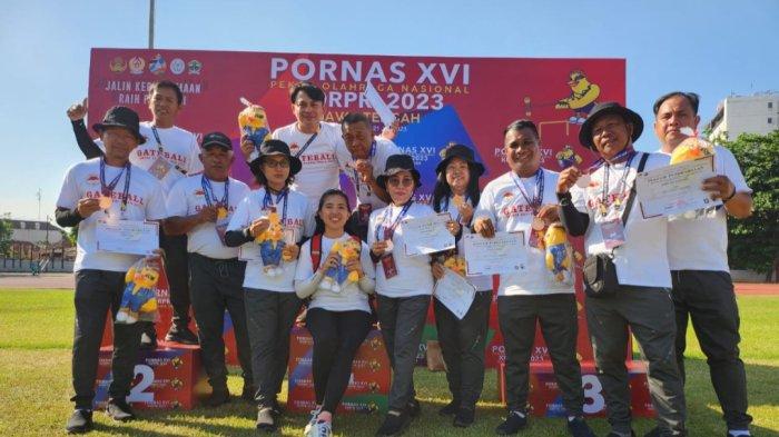 Tim Gateball Sulawesi Utara Raih Medali Perunggu Pornas Korpri XVI Jawa Tengah - Tribunmanado.co.id