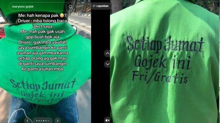 Viral Driver Ojol Gratiskan Tumpangan Tiap Jumat, Penumpang: Dibuat Nangis Sama Abang Ojek ...
