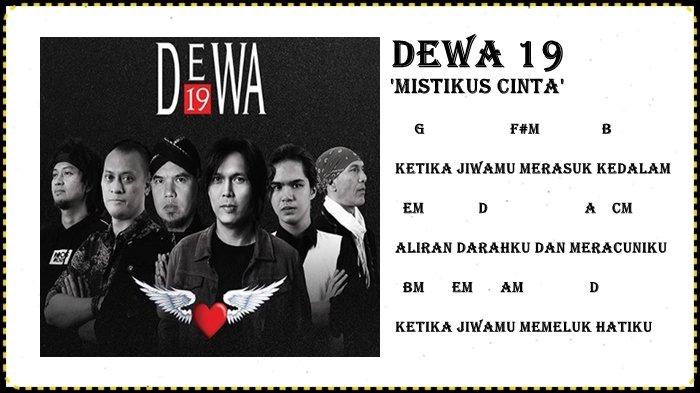 Chord Mistikus Cinta - Dewa 19 - Tribunmanado.co.id