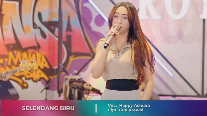 Lirik Lagu Selendang Biru - Happy Asmara - Tribunmanado.co.id