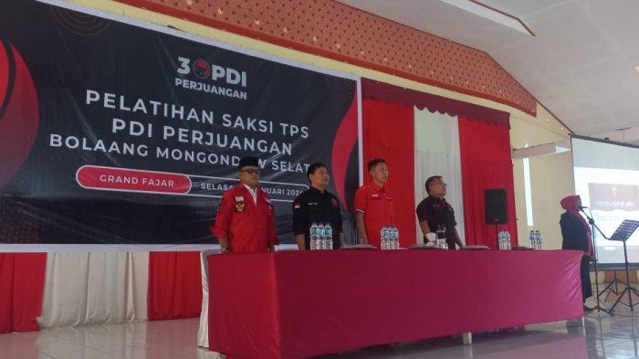 PDIP Bolsel Gelar Pelatihan Saksi TPS untuk Pemilu 2024 - Tribunmanado.co.id
