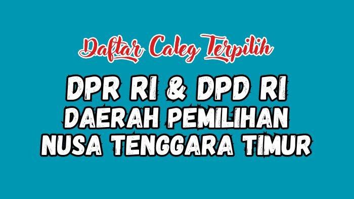 Daftar Nama Caleg Terpilih DPR RI dan DPD RI Dapil Nusa Tenggara Timur di Pileg 2024 ...