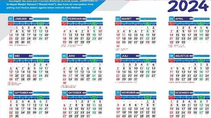 Daftar Tanggal Cuti Bersama dan Libur Nasional 2024 Bagi ASN ...