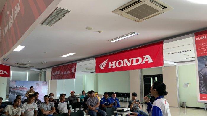 Edukasi Keselamatan Berkendara, Honda DAW Jangkau Karyawan Finance Manado - Tribunmanado.co.id
