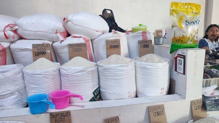 Harga Beras Naik di Pasar Bersehati Manado Sulawesi Utara, Berikut Daftarnya - Tribunmanado.co.id