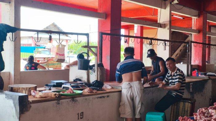 Harga Terbaru Daging Babi di Pasar Bersehati Manado Sulawesi Utara ...