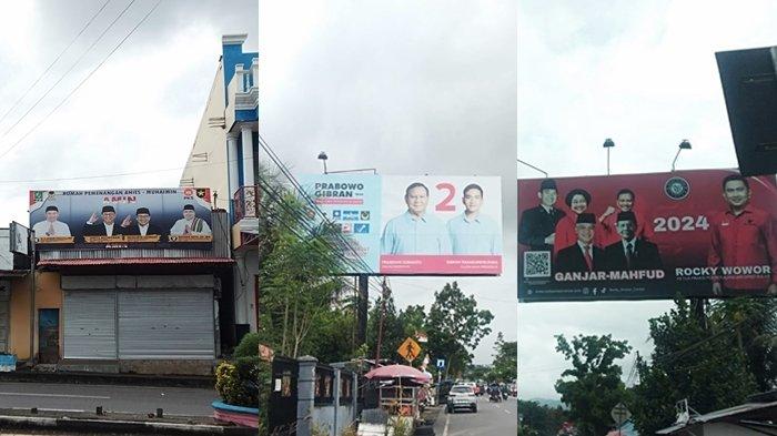 Foto-Foto Baliho APK Pemilu 2024 di Kotamobagu yang Belum Dicopot ...