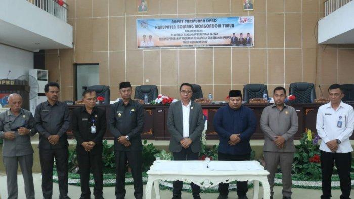APBD Perubahan Boltim Sulawesi Utara Tahun 2022 Resmi Ditetapkan ...