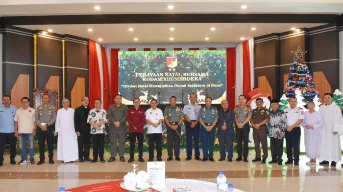 Kodam XIII Merdeka Gelar Perayaan Natal Bersama, Pangdam: Semoga ...