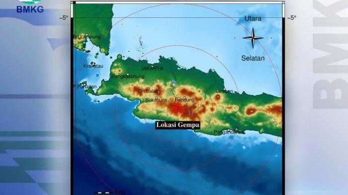 Gempa 2 Menit Lalu, Baru Saja Terjadi di Jawa Barat Jumat 7 Juni 2024 - Tribunmanado.co.id