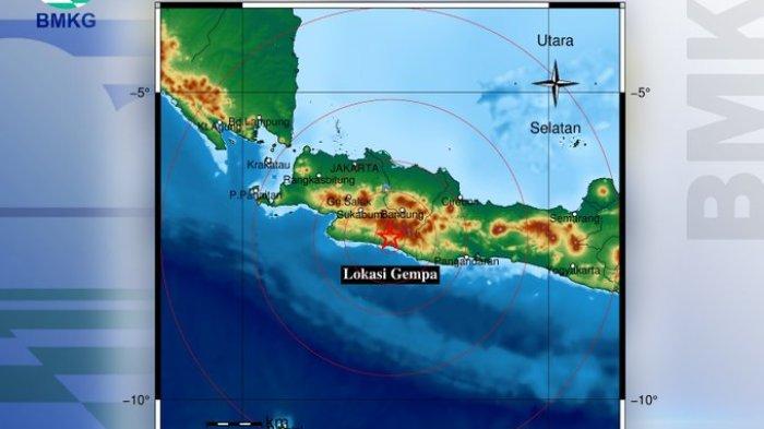 Gempa 2 Menit Lalu Jawa Barat, Guncangan Baru Saja Terjadi Minggu 7 Juli 2024, Berikut Info BMKG ...