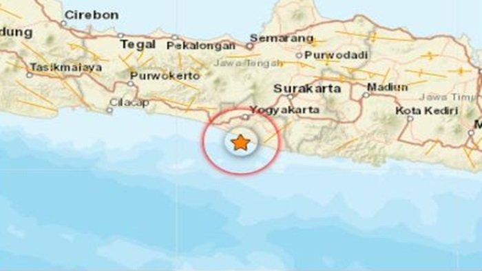 Gempa Guncang Yogyakarta Senin 17 April 2023, Baru Saja Guncang di Laut, Info BMKG Magnitudonya ...