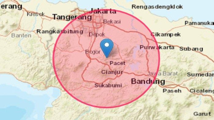 Gempa Terkini Guncang Jawa Barat Rabu 11 Januari 2023, Info BMKG Getarkan 5 Wilayah ...