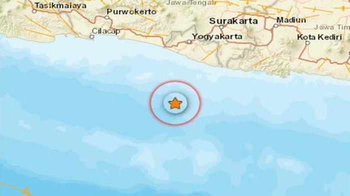 Gempa Guncang Yogyakarta Minggu 12 Maret 2023, Pusat Guncangan di Laut, Berikut Info BMKG ...