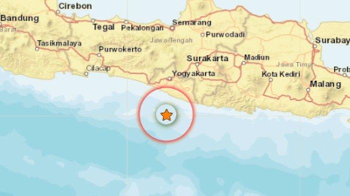 Gempa Guncang Yogyakarta Selasa 13 Juni 2023, Baru Saja Guncang di Laut, Info BMKG Magnitudonya ...