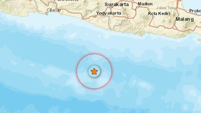 Gempa Hari Ini di Yogyakarta Senin 17 Juli 2023, Info Terkini BMKG, Pusat Guncangan di Laut ...