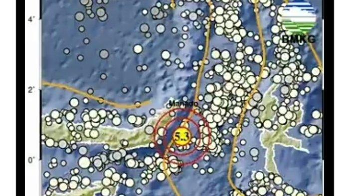 Gempa Bumi 5,3 SR Guncang Sulawesi Utara Sabtu 21 Oktober 2023 Subuh ini, Warga: Kuat Sekali ...