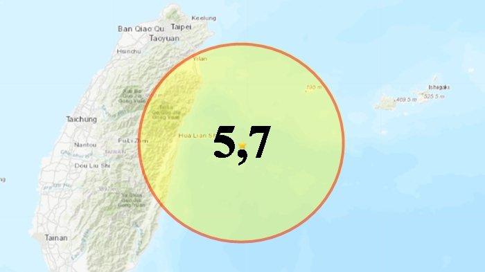 Gempa Magnitudo 5,7 SR Pagi Ini Selasa 11 Oktober 2022, Baru Saja Guncang di Laut, Ini Lokasinya ...