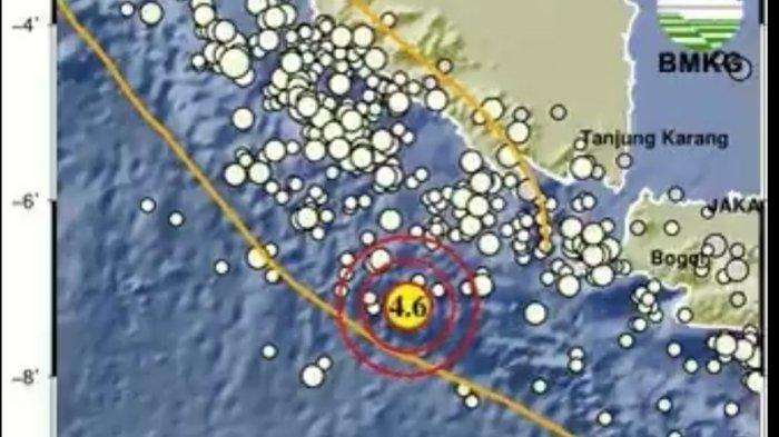 Gempa Bumi Magnitudo 4.6 SR, Baru Terjadi Pagi ini Rabu 12 Juni 2024, Berikut Info Lengkap BMKG ...